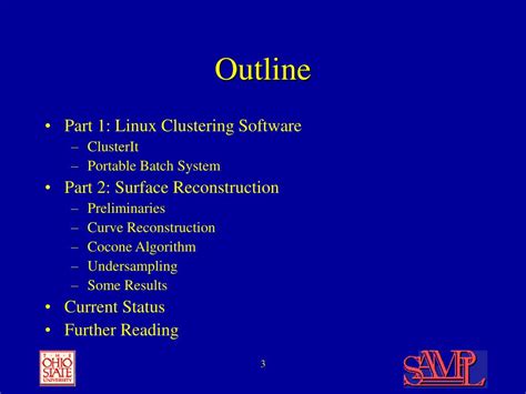 ppt linux clustering software surface reconstruction from point