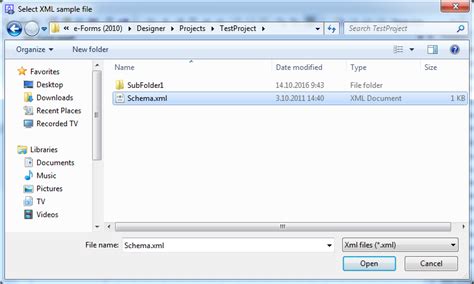 Forms Design Xml Schema Panel E Forms