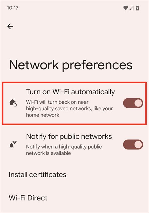 Wi Fi 基础架构功能 Android Open Source Project
