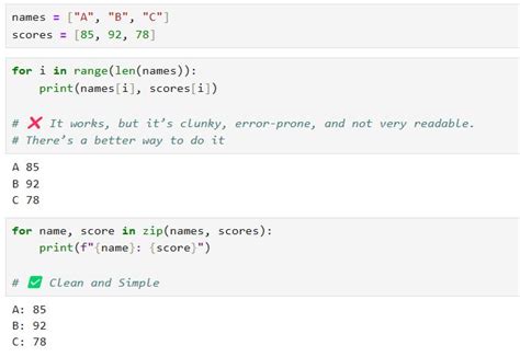 Python Tip Combine Iterables The Clean Way With Zip Tooba Shaukat
