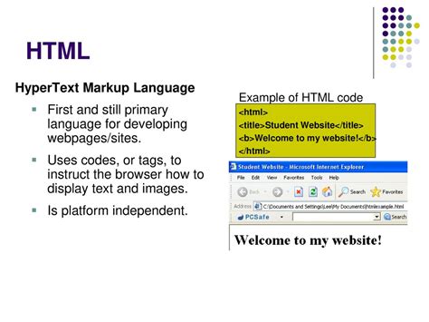 4 01b authoring languages and web authoring software ppt download