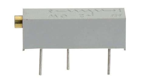 89pr1meglftb potenziometro trimmer tt electronics bi 1mΩ 20 giri regolazione laterale su