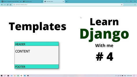 Learn Django With Me Part 4 Templates Beginners Onitin353 Youtube