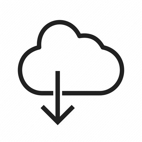 Arrow Cloud Cloud Computing Data Download Storage Technology Icon Download On Iconfinder