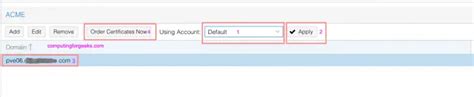 how to secure proxmox ve server with let s encrypt ssl computingforgeeks