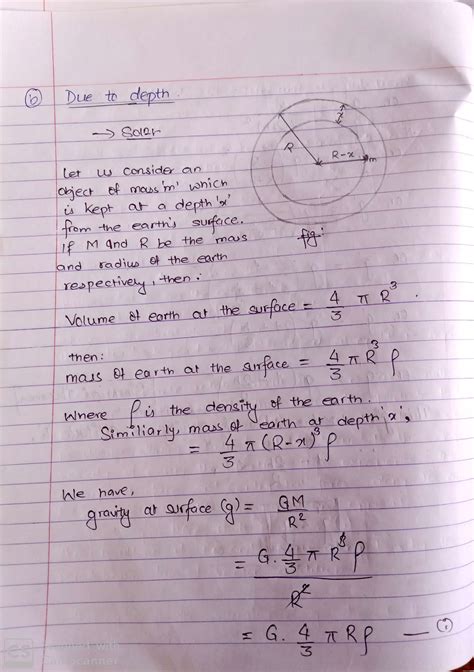 Variation Of Acceleration Due To Gravity G Class Eleven Physics
