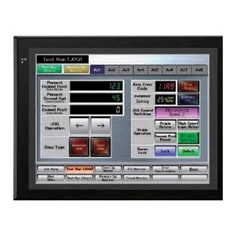 Ns10 Tv01b V2 Omron Hmi Touch Panel Industrial Electric Touch Screen 10 Inch Black Display
