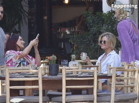 Emily Atack Looks Hot In An Orange Bikini In Ibiza Fappening