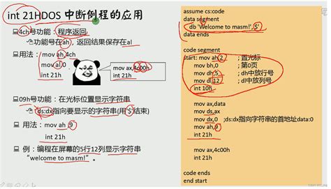 【8086汇编】bios和dos中断处理 8086指令bios csdn博客