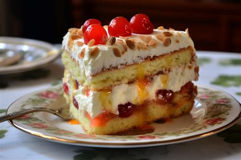 Premium Ai Image Cassata Cake