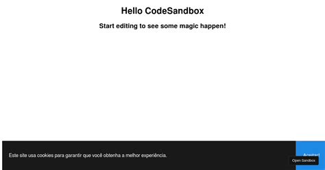 React Cookies Codesandbox