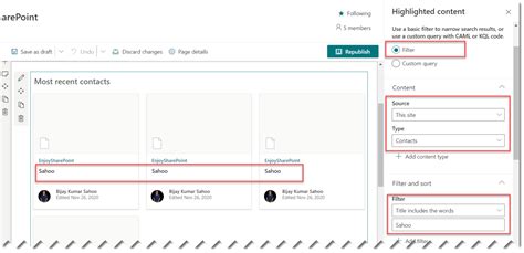 Sharepoint Online Highlighted Content Web Part Spguides