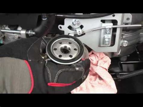 How to change the oil and filter on your riding mower | Get Running with Troy-Bilt - YouTube