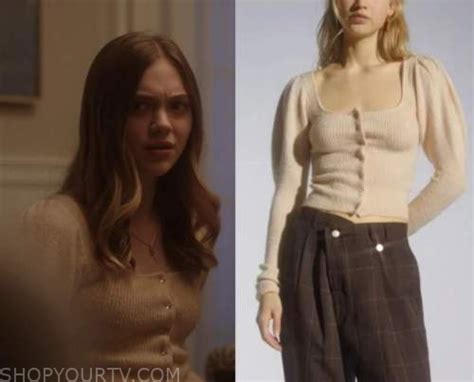 The Watcher Season 1 Episode 6 Ellies Puffed Shoulder Sweater Shop