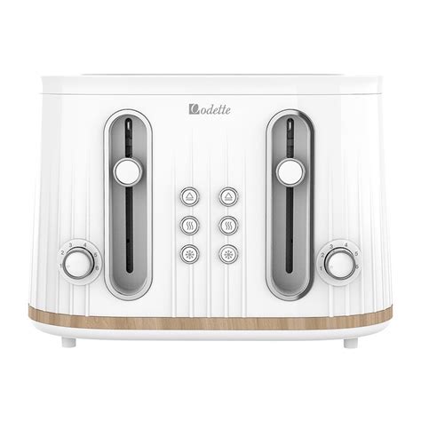 Odette George Minimalist 4 Slices Bread Toaster Odette Global