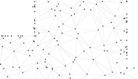 Premium Vector Abstract Geometric Network Background With Interconnected Black Dots And Lines