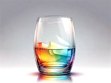 Premium Vector Vector A Glass Isolated