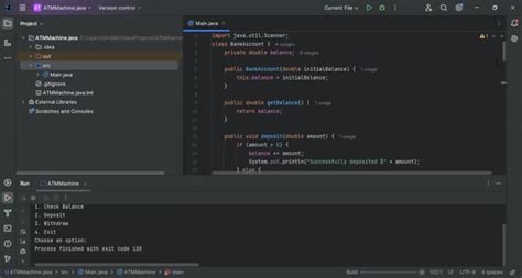 Dhamu E On Linkedin Task 3atm Interface I Am Happy To Share That I Have Completed My Third