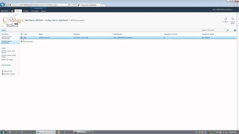 digital signatures for sharepoint youtube