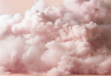 Soft Pink Cloud Fantasy Backdrop