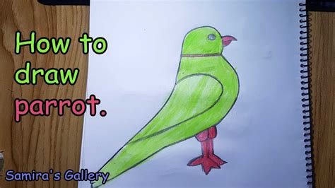 How To Draw Bird From Number How To Draw Parrot YouTube