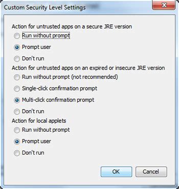 Windows How To Skip Java Security Prompt Super User