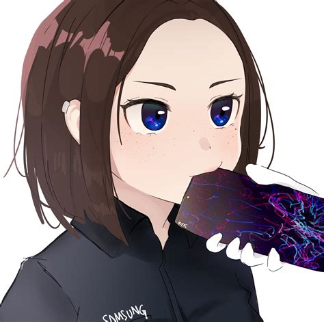 Samsung Girl Chomp Samsung Sam Know Your Meme