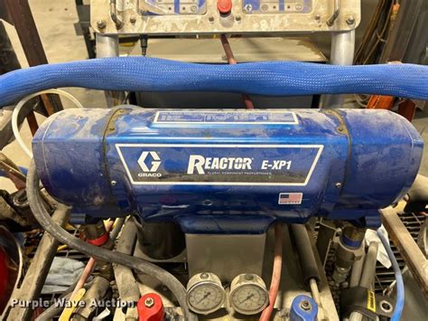 Graco Reactor E Xp1 Spray Foam Machine In Farina Il Item Ek8405 Sold