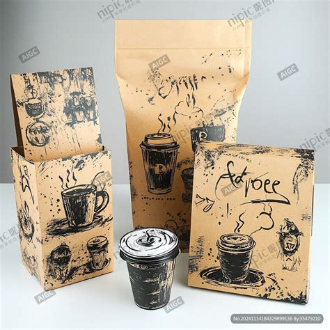 Ai创作图咖啡外带袋 咖啡屋包装袋 咖啡杯包装 咖啡店包装 咖啡袋设计 个性咖啡包装 创意咖啡包装 咖啡外包装 咖啡打包袋 咖啡包装设计 咖啡包装图案设计 咖啡包装袋 咖啡手提袋 咖啡包装效果
