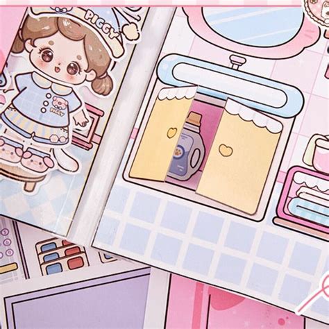 버블 조용한 책 귀여운 만화 캐릭터 핸드북 장식 스티커 Diy Duoduo 홈 수제 퍼즐 예술 및 공예 Diy 장난감