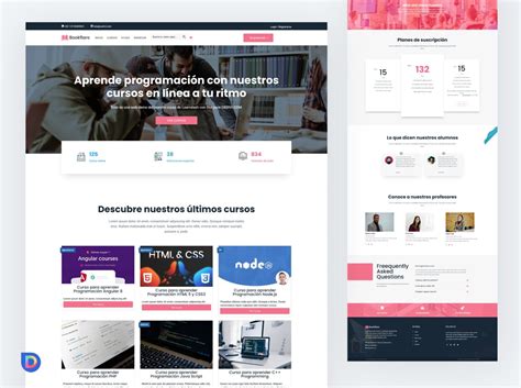 Programing Elearning Divi Template Uxdivitemplates