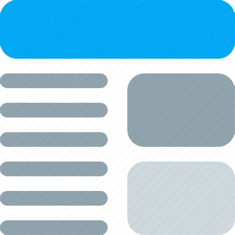 Wireframe Web Design Template Content Icon Download On Iconfinder