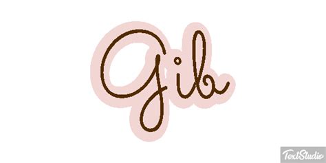 Gib Name Animated  Logo Designs