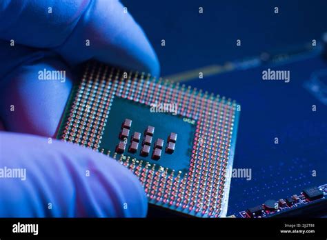 Electronic Engineer Of Computer Cpu Technology Stock Photo Alamy