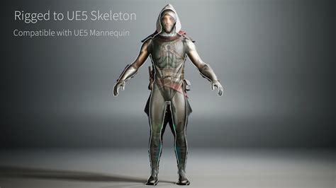 3d Model Assassin Omar Vr Ar Low Poly Cgtrader