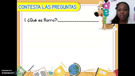 Comprension Lectora Mi Perro Rorro Youtube