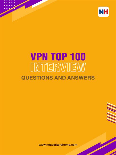 100 Vpn Interview Questions And Answers Pdf