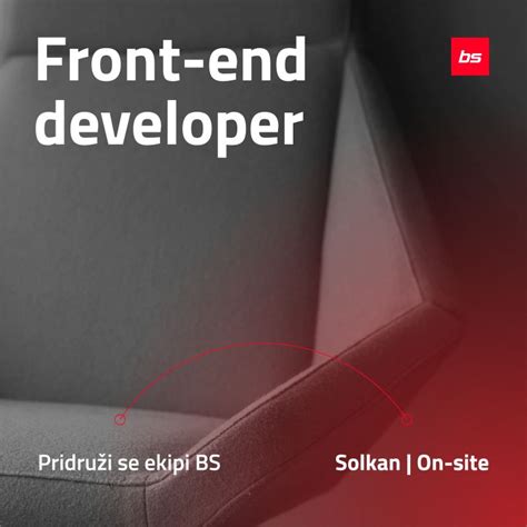 Business Solutions On Linkedin Zaposlitev Frontenddeveloper