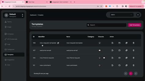 Tutorial How To Create Notification Templates In Engagespot Youtube