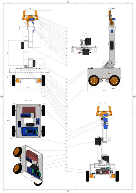Mobile Robot Arm Omobiarm Bluetooth Controlled Robot Diy