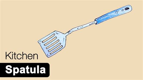 Easy Drawing Of Spatula At Ruth Leet Blog