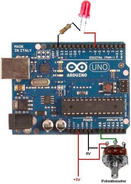 arduino uno simple led dimming circuit with pwm led dimmer logic