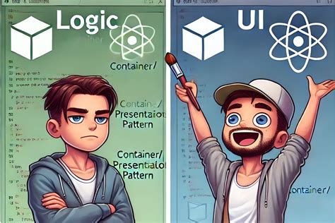 container presentational pattern if you ve been working with react