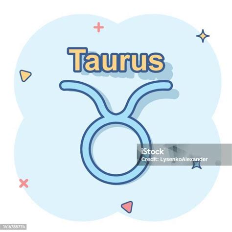 벡터 만화 스타일에서 황소 조디악 아이콘 만화 점성술 기호 그림 그림 황소 별자리 비즈니스 스플래시 효과 개념입니다 0명에 대한 스톡 벡터 아트 및 기타 이미지 Istock