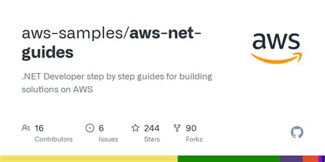 Github Aws Samplesaws Net Guides Net Developer Step By Step Guides For Building Solutions