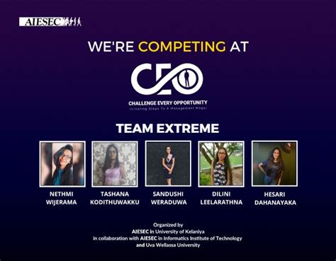 Sandushi Weraduwa On Linkedin Aiesec Aiesecinuok Aieseciniit Aiesecinuwu Ceo Hr