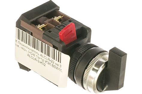 Переключатель на 3 положения, черный I-O-II 1з+1p IEK ALCLR-22 BSW10 ...