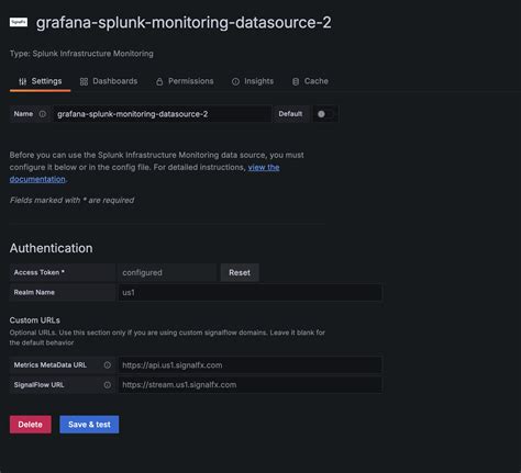 Splunk Infrastructure Monitoring Data Source For Grafana Grafana