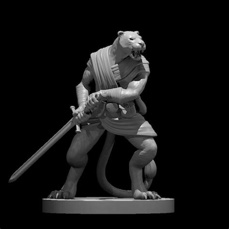 Female Leonin Miniature Etsy