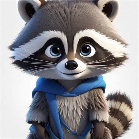 Premium Photo A Squirrel Cartoon Character On A White Background